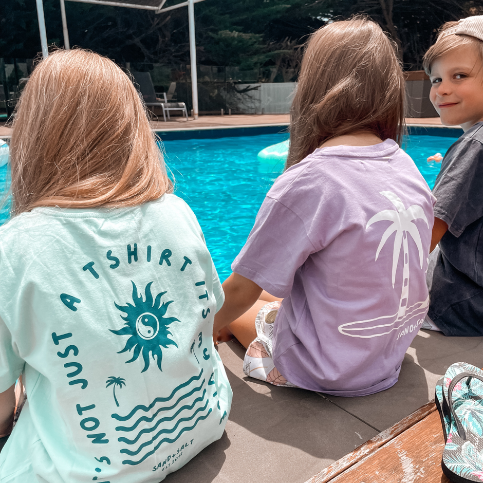 Sand n Salt Kids Toddler Clothes Surf Skate Beach Good Vibes – SAND N SALT